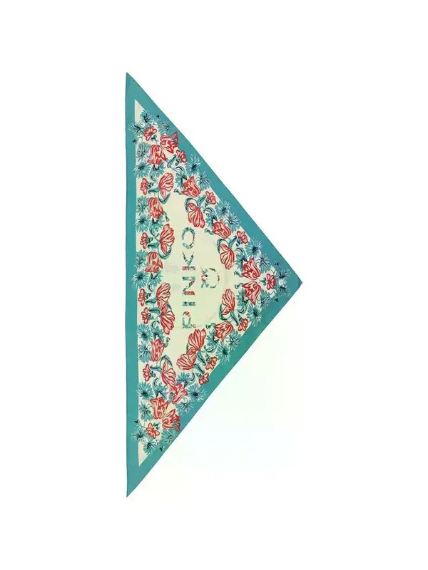 Pinko Floral Scarf - Neutrals