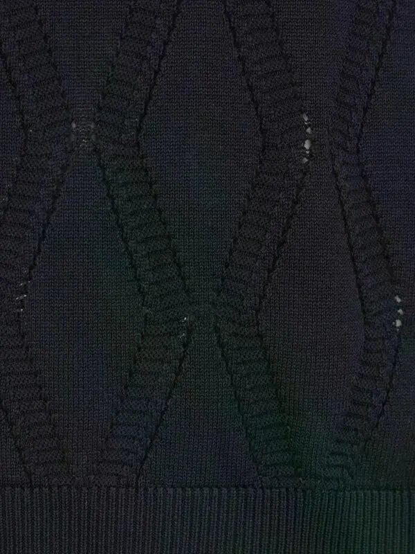 Agnona Diamond-pattern T-shirt