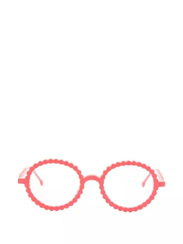 L.A. EYEWORKS Round Frame Eyeglasses