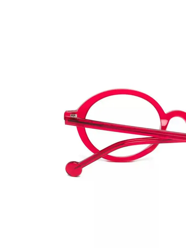 L.A. EYEWORKS Round Frame Eyeglasses