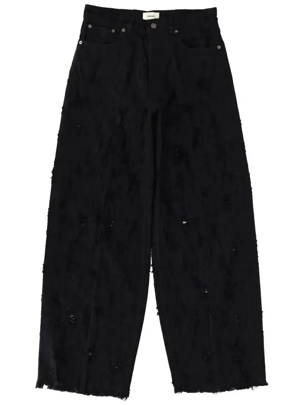 HAIKURE Bethany Bull Destroy Jeans - Black