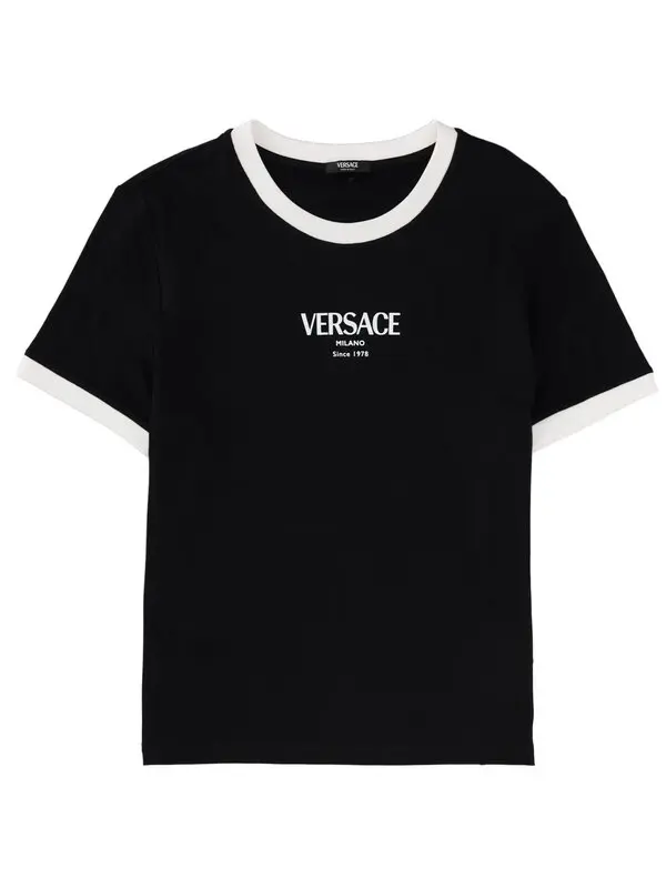 Versace Logo T-shirt - Black