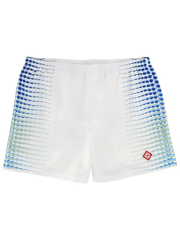 Casablanca Logo Swim Shorts - White