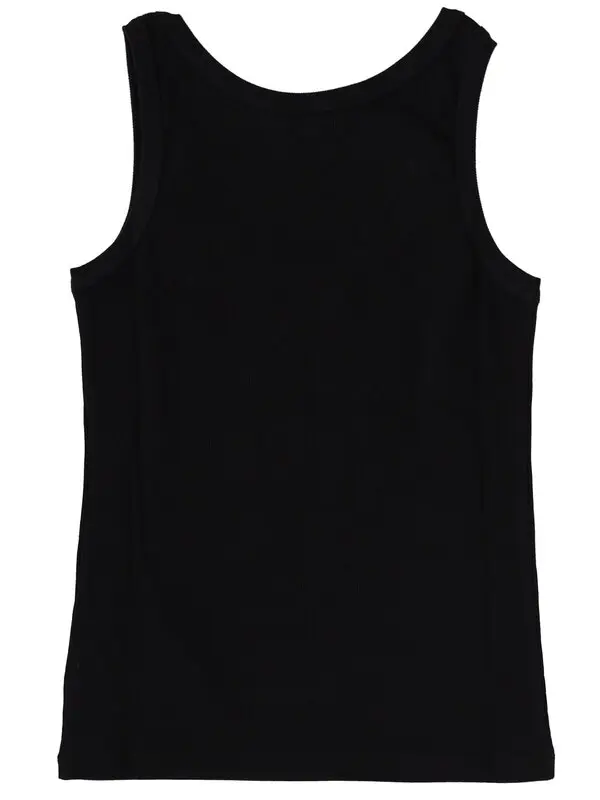 Versace Tank Top With Logo - Black