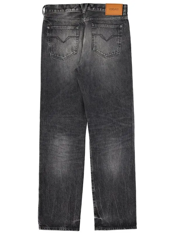 Versace Jeans With 'medusa' Detail - Black