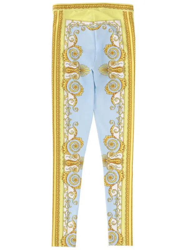 Versace Leggings With "baroque" Print