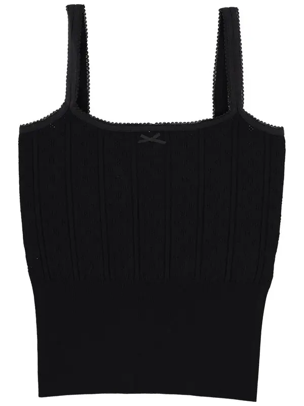 JW Anderson Top With Bow Detail - Black