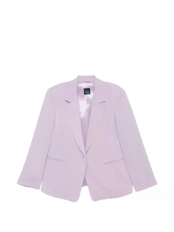Marina Rinaldi Buttoned Blazer - Purple