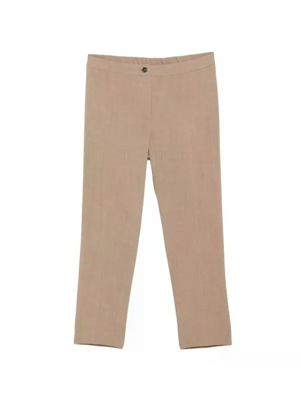 Marina Rinaldi Button-fastening Trousers - Neutrals