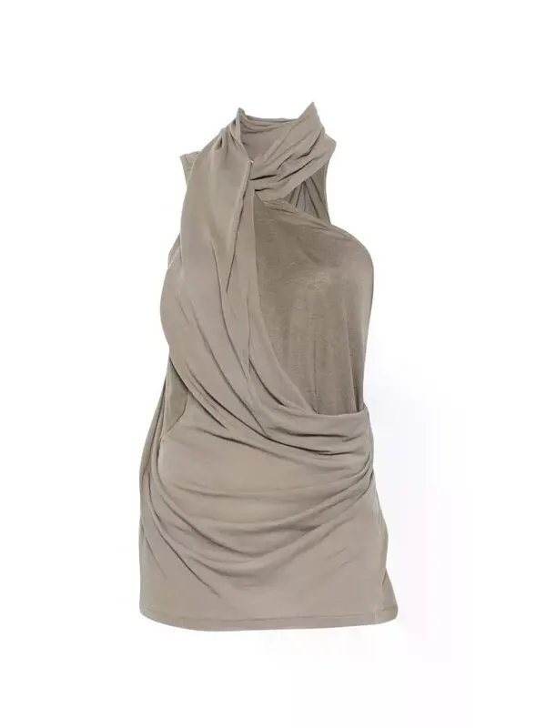 ENTIRE STUDIOS Sleeveless Draped-design Top