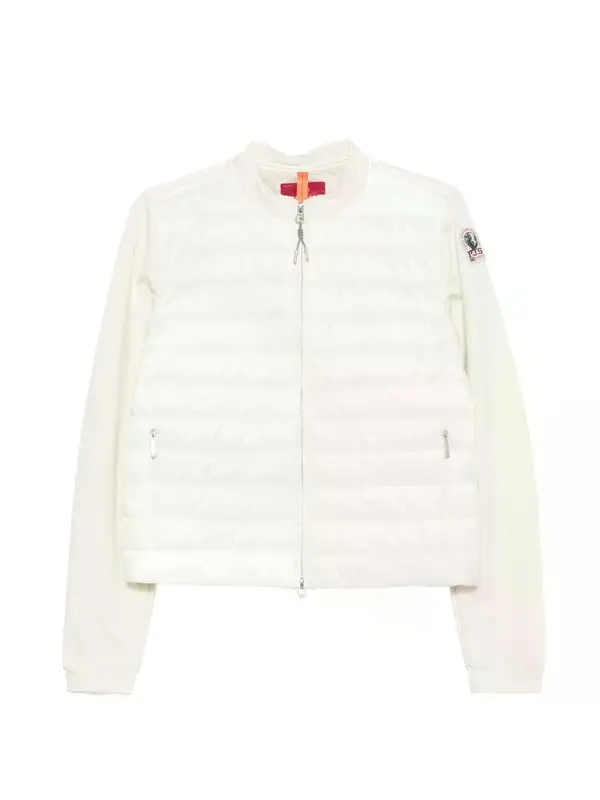 PARAJUMPERS Corina Quilted Zipped Jacket - White