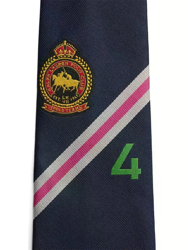 Polo Ralph Lauren Repp Crest Logo Neck Tie
