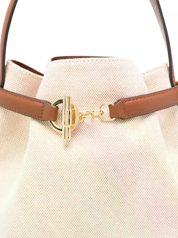 Ralph Lauren Buckle Chain Tote Bag - Neutrals