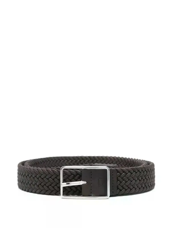 Corneliani Braided Buckle Belt