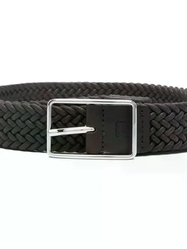 Corneliani Braided Buckle Belt