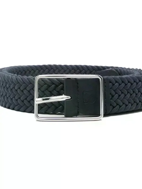Corneliani Braided Buckle Belt