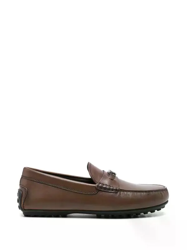 TOD'S Leather Loafers - Brown
