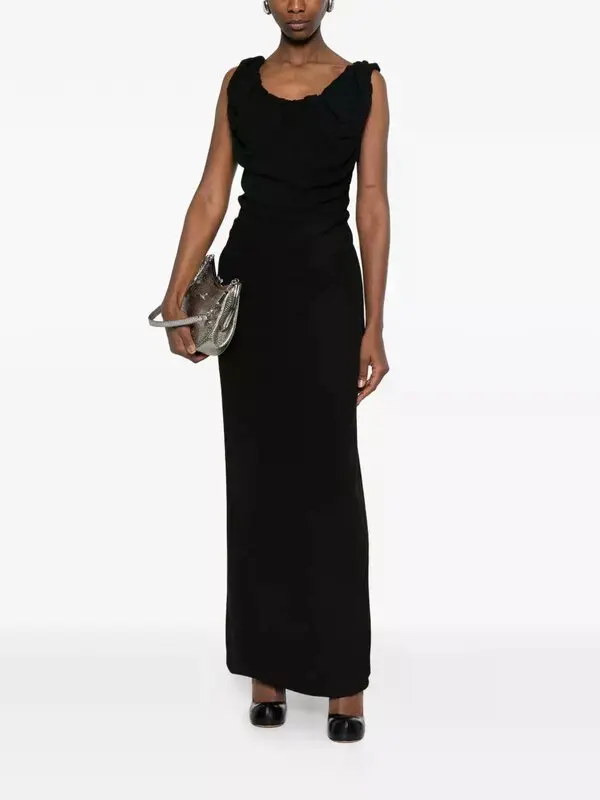 VIVIENNE WESTWOOD Ginnie Amber Draped Maxi Dress