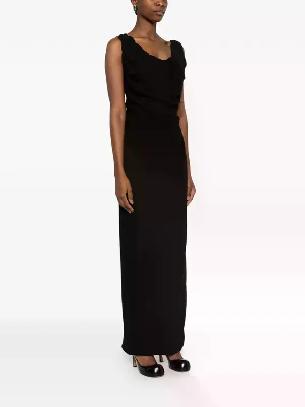 VIVIENNE WESTWOOD Ginnie Amber Draped Maxi Dress