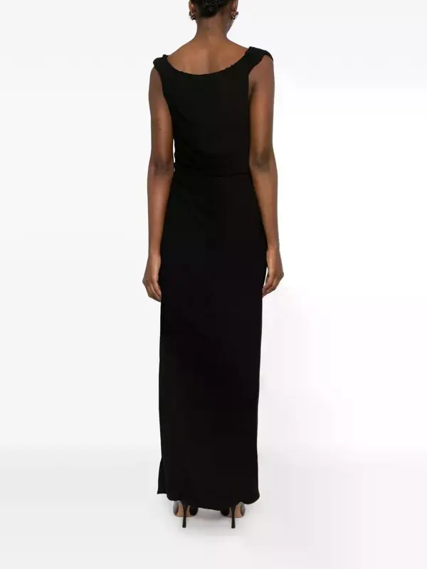 VIVIENNE WESTWOOD Ginnie Amber Draped Maxi Dress