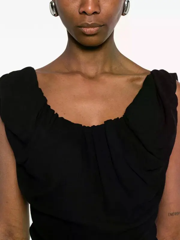 VIVIENNE WESTWOOD Ginnie Amber Draped Maxi Dress