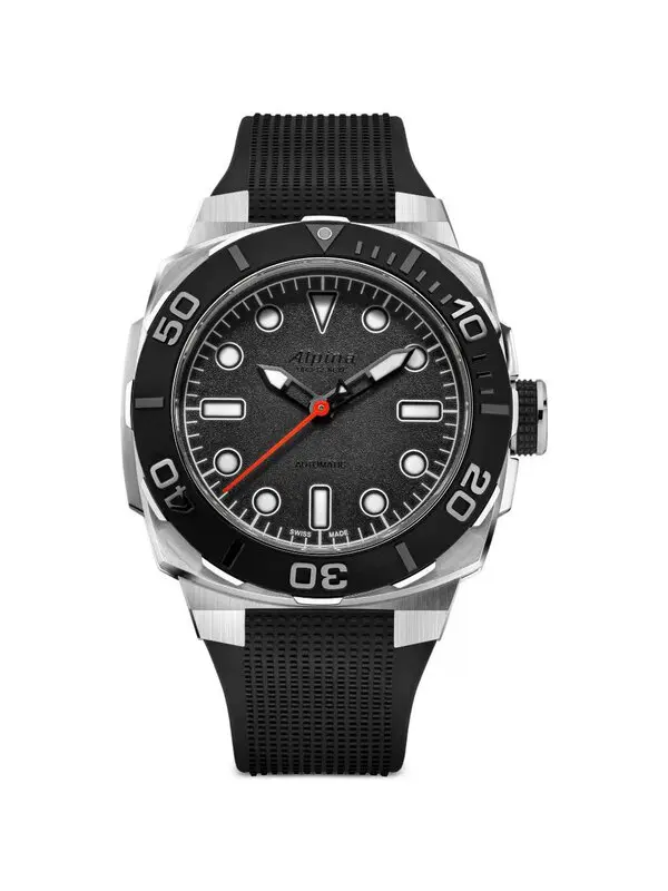 ALPINA X The Real Time Show Seastrong Diver Extreme 40.50mm Watch - Black