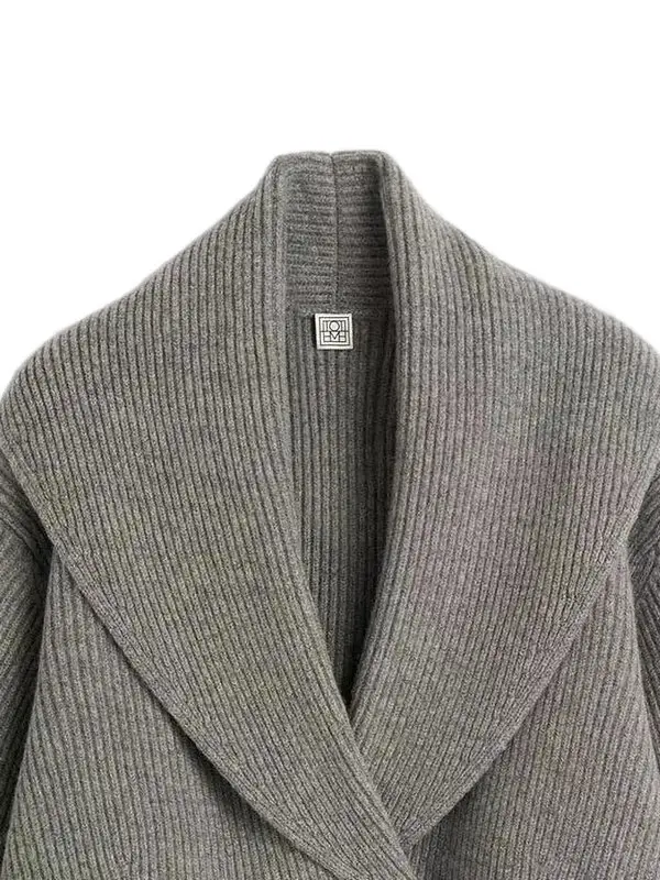 TOTEME Shawl Collar Button Cardigan