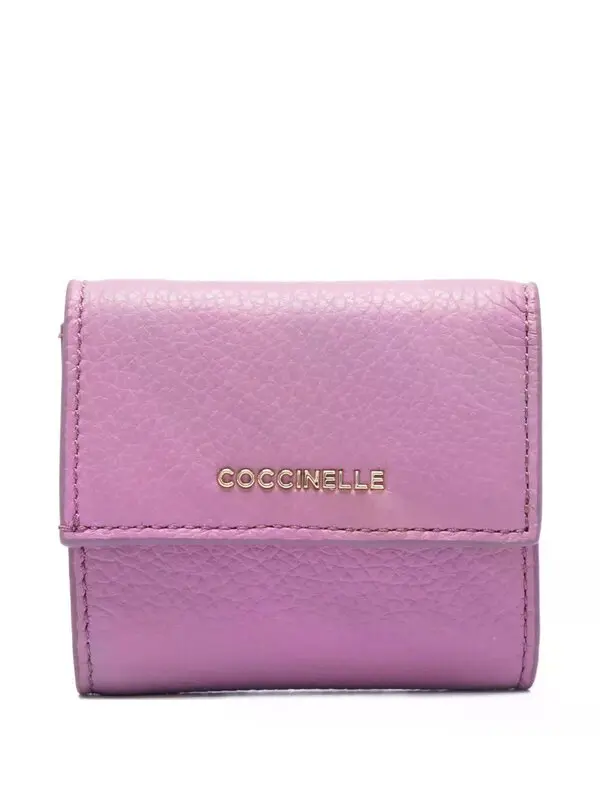 COCCINELLE Small Metallic Wallet - Purple