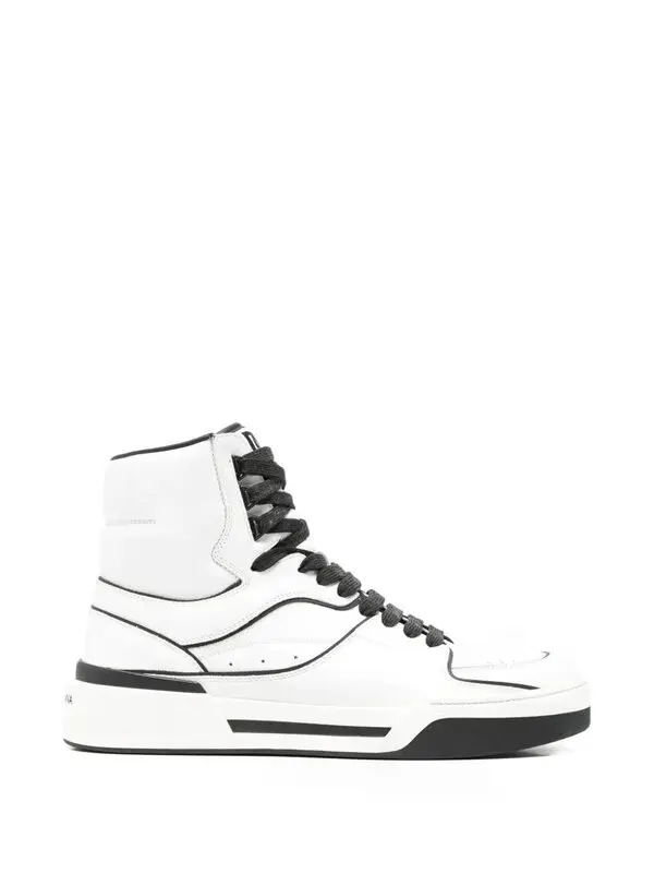 Dolce & Gabbana Roma Leather Sneakers - White