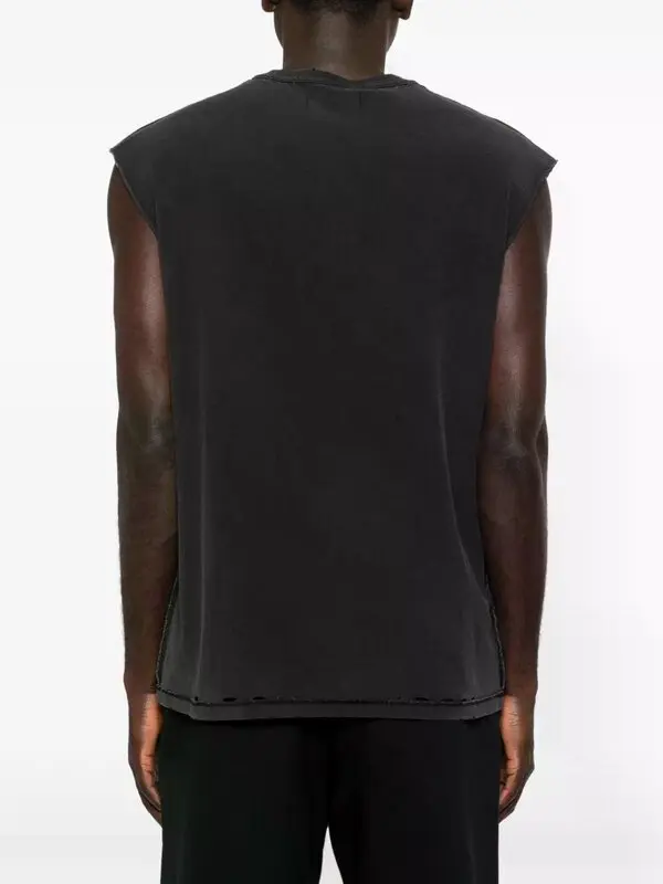 PURPLE BRAND Sequin-embellished Textured Tank Top