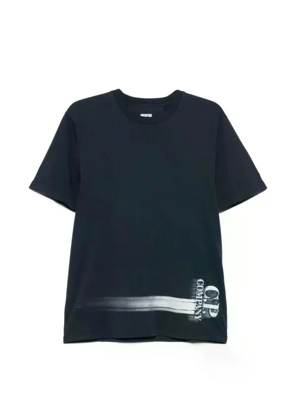C.P. COMPANY 24/1 Jersey Short-sleeve Bottom Logo T-shirt