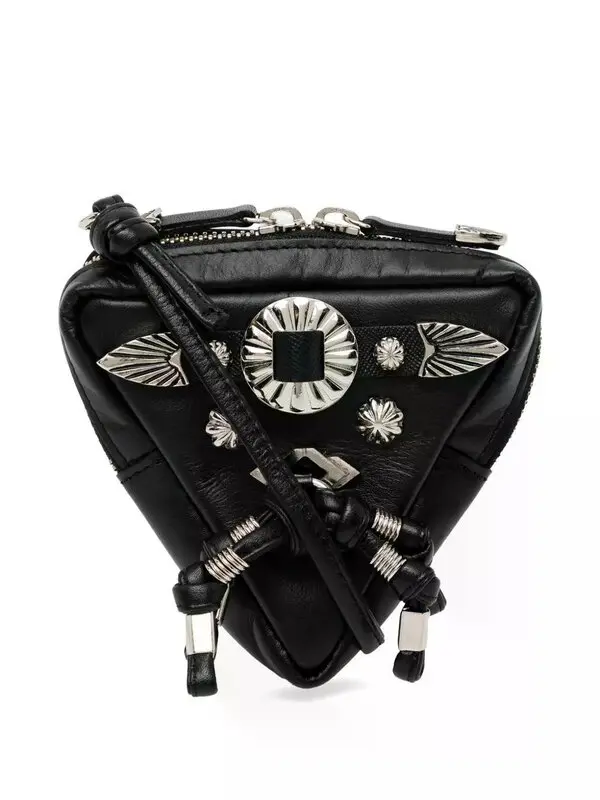 Toga Studs Leather Crossbody Bag