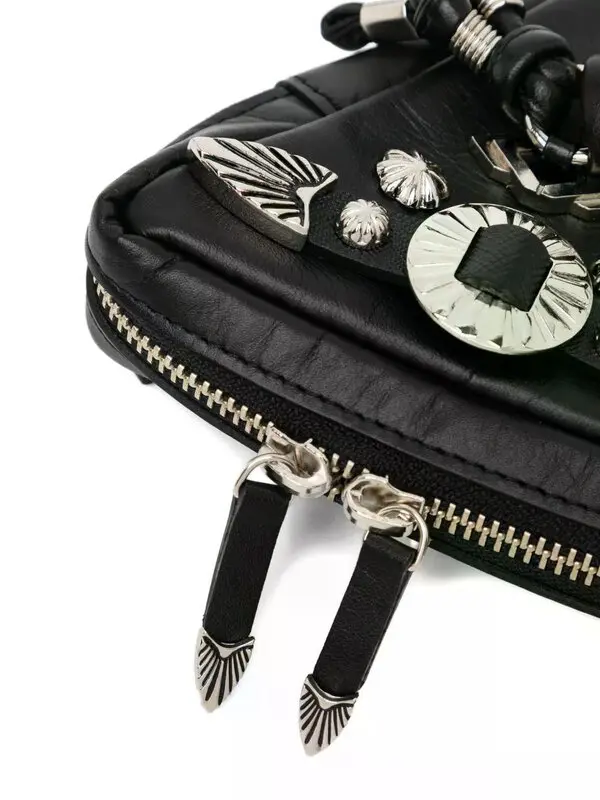 Toga Studs Leather Crossbody Bag