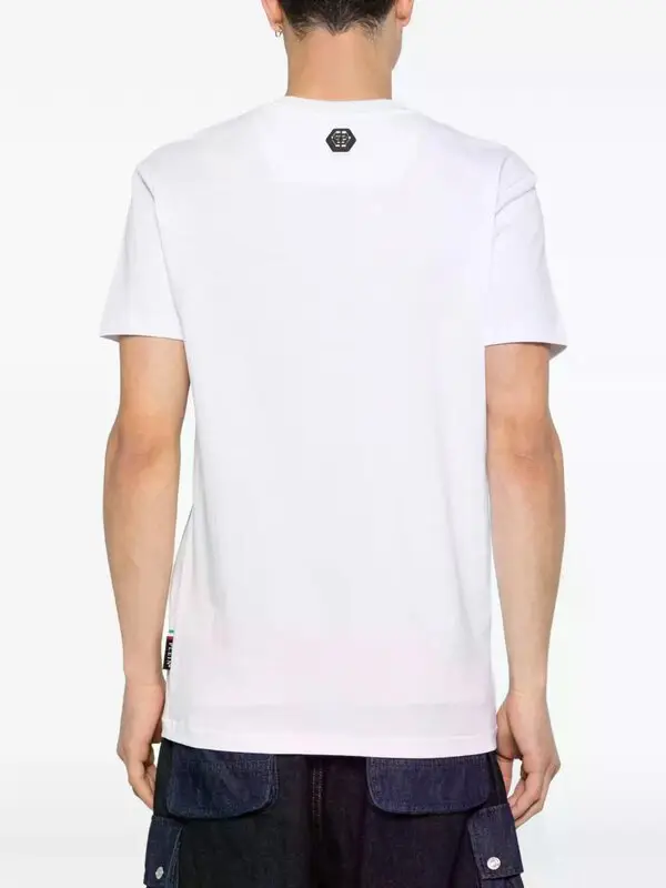Philipp Plein Teddy-print T-shirt - White