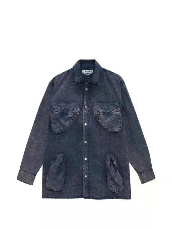 MSGM Zippered Pocket Shirt