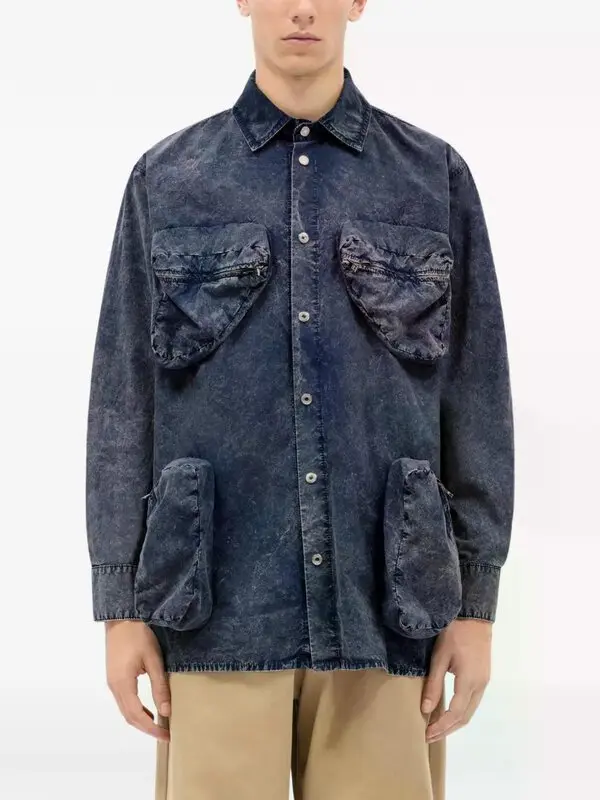 MSGM Zippered Pocket Shirt