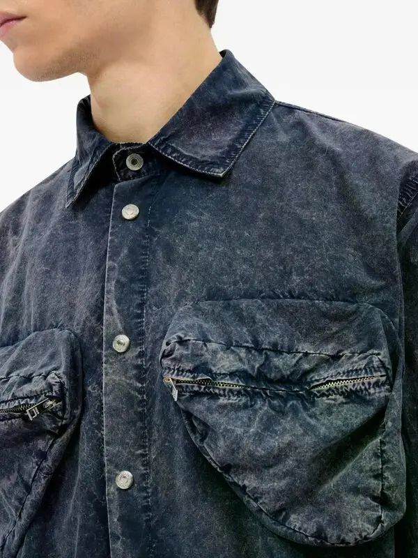 MSGM Zippered Pocket Shirt