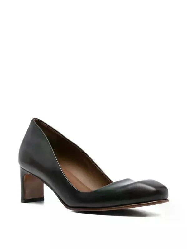 Our Legacy Leather Heeled Pumps