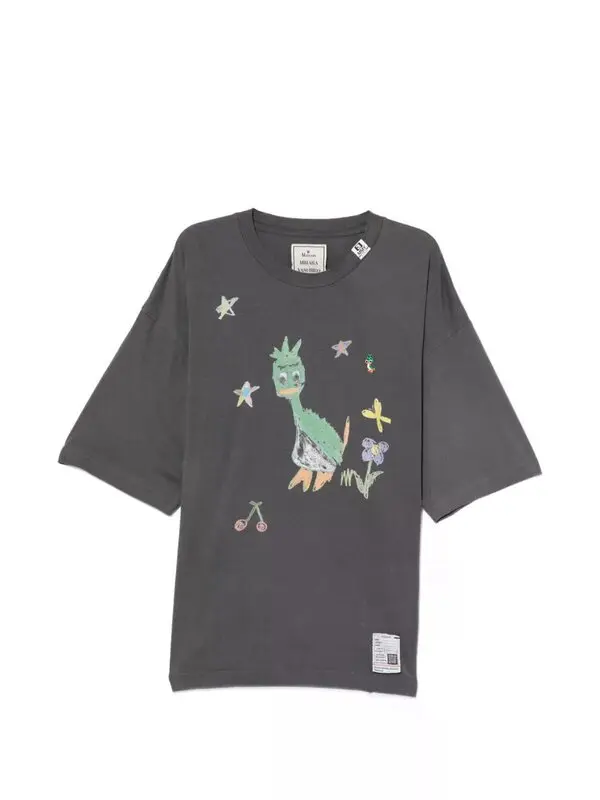 Mihara Yasuhiro Graphic-print T-shirt - Grey