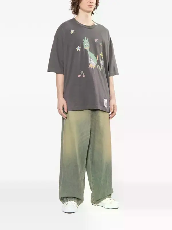 Mihara Yasuhiro Logo Patch Jeans