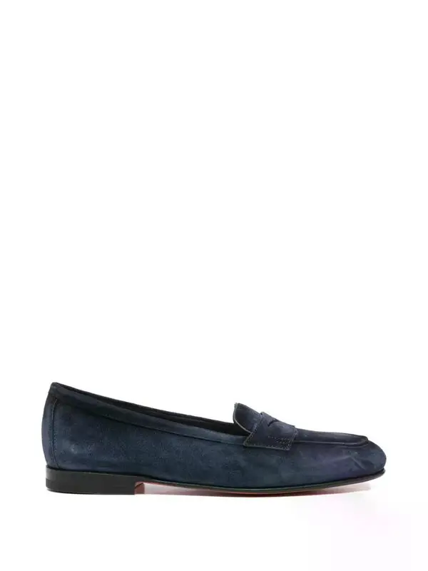 Santoni Carla Suede Loafers - Blue
