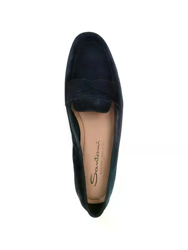 Santoni Carla Suede Loafers
