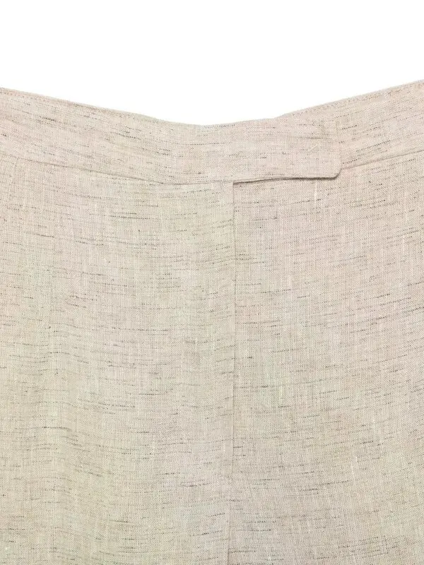 Emporio Armani Concealed-fastening Trousers - Neutrals