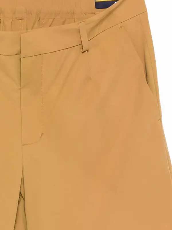 K-WAY Ilton Front-pleat Bermuda Shorts - Neutrals