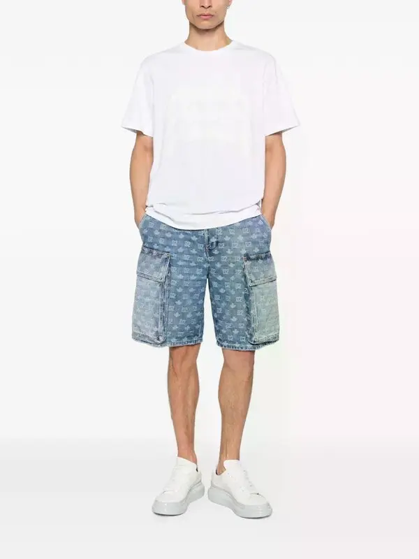 Dsquared2 Monogram Denim Shorts