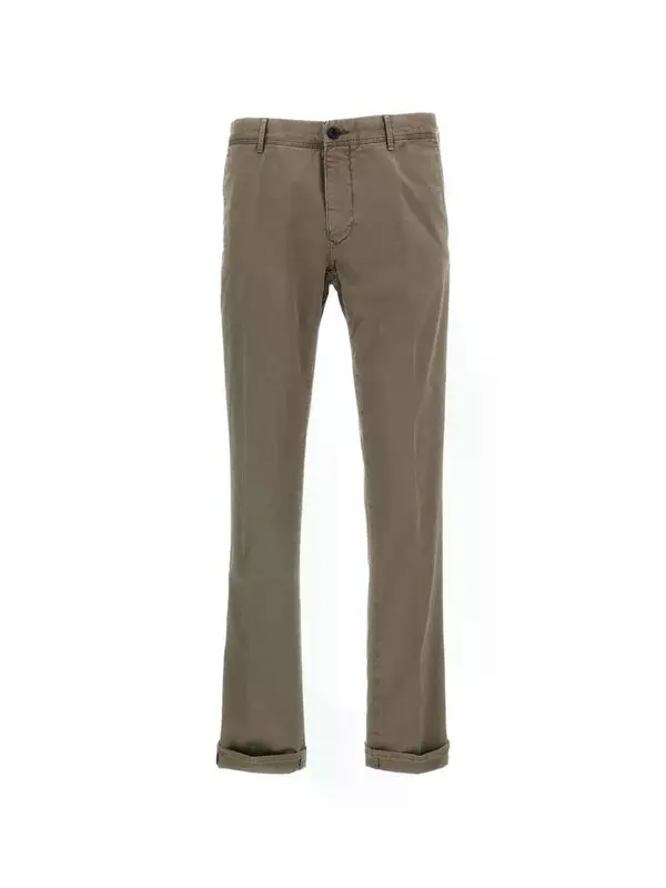 Incotex Cuffed Trousers - Neutrals