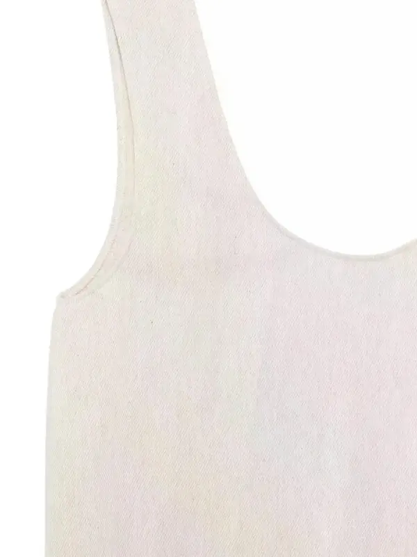 ALYSI Tie-front Cropped Tank Top