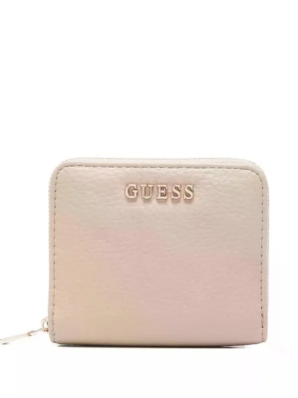 Guess Logo-plaque Wallet - Neutrals