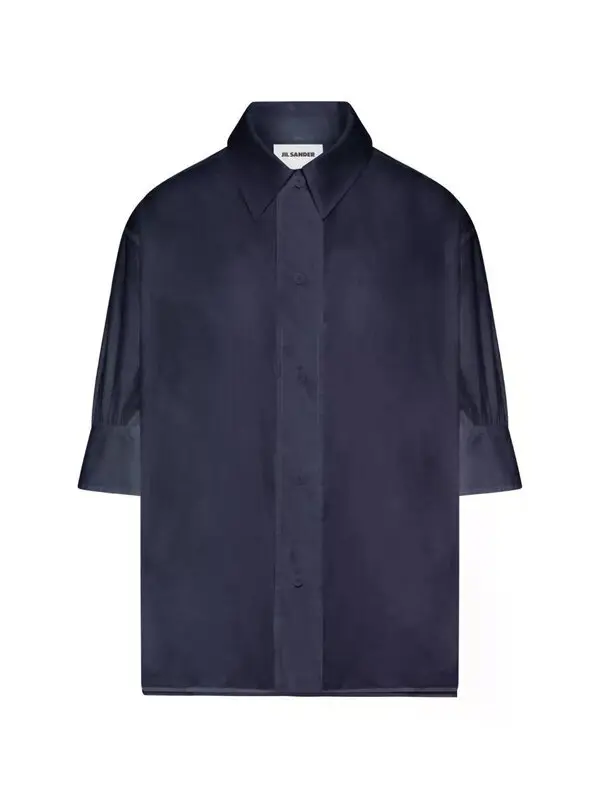 JIL SANDER Buttoned Top - Blue