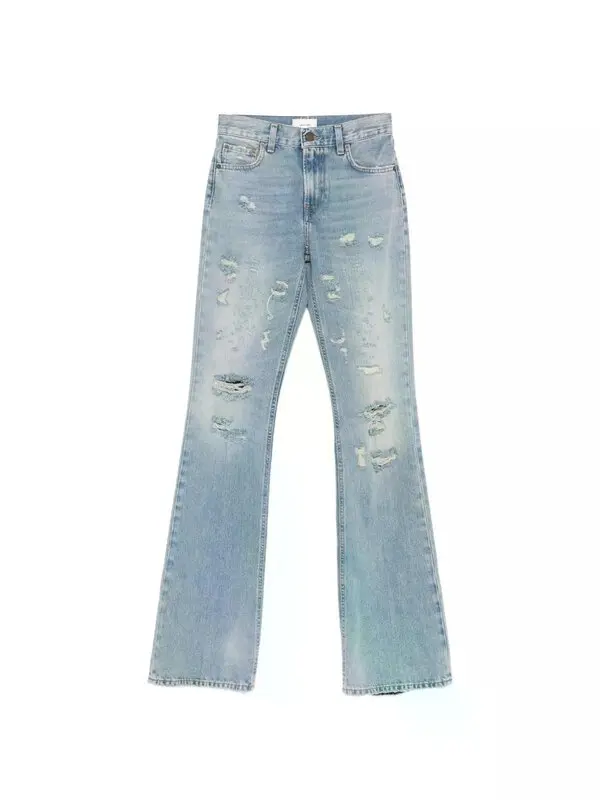 HAIKURE Flora Broken Celestial Ripped Jeans - Blue